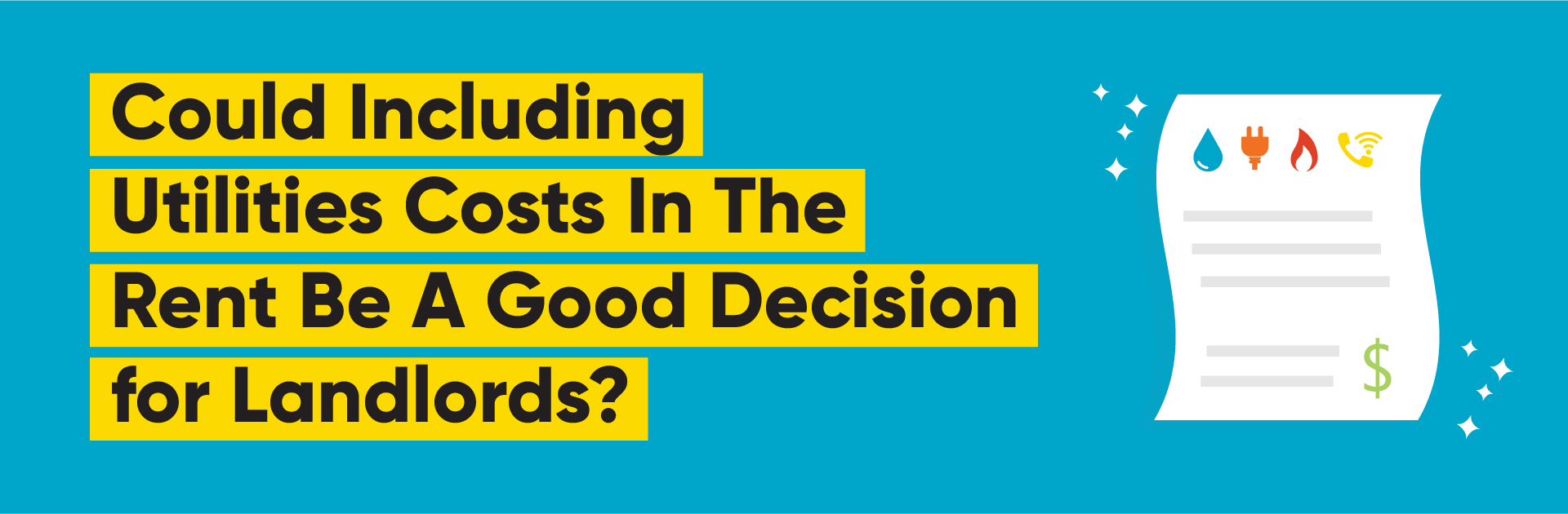 What Utility Costs Should Be Included in Rent? | SmartMove