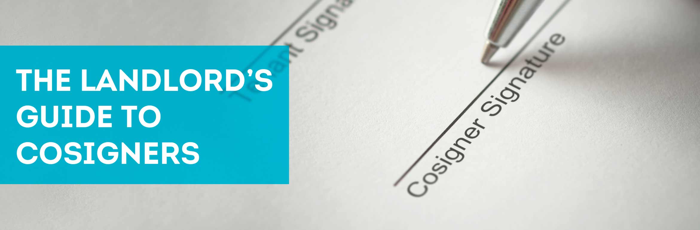 Cosigner Rental Agreements | Landlord Tips for Cosigners | SmartMove